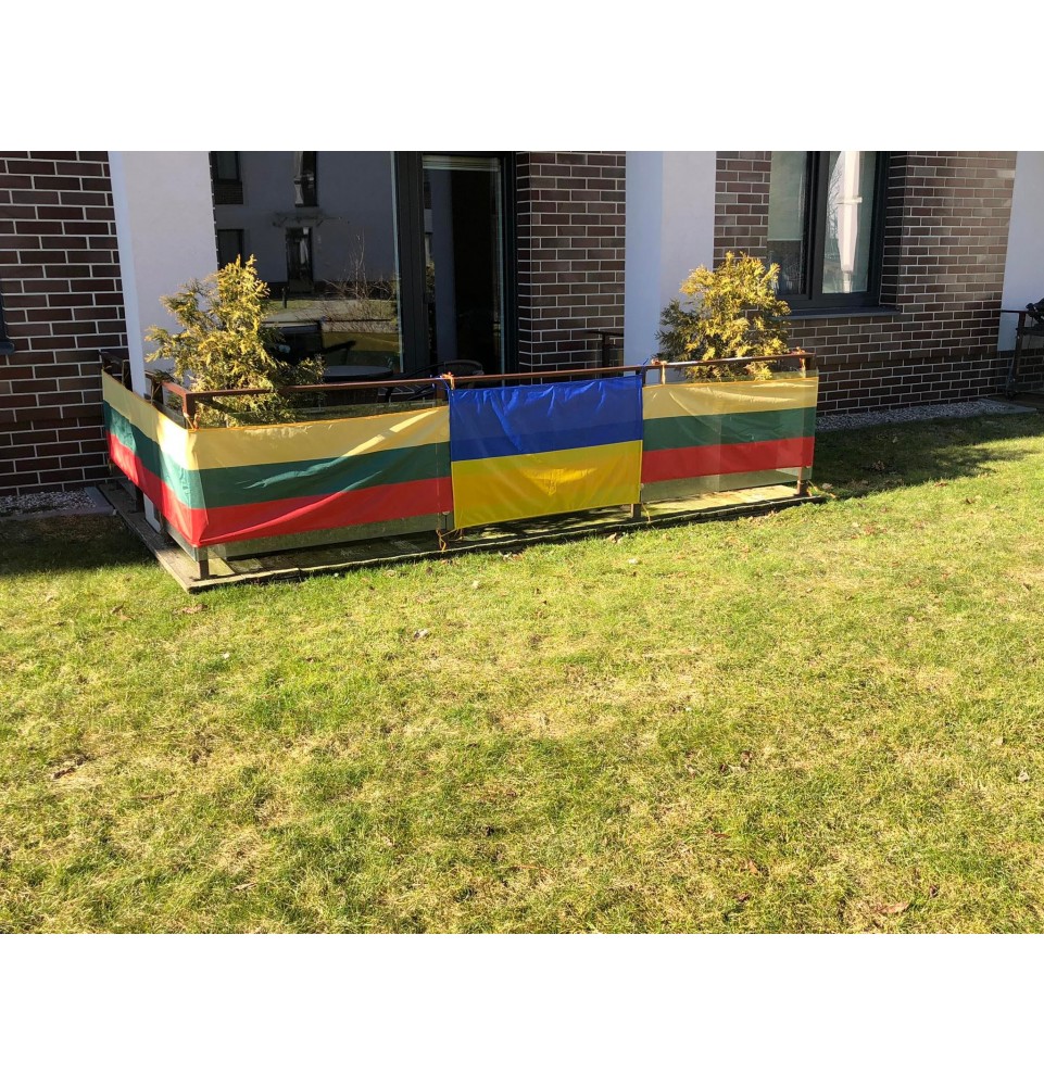 Ukrainos vėliava balkonui
